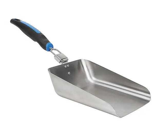 RAZOR Stainless Steel Griddle Scooper With Fold Ing Handle - Silver