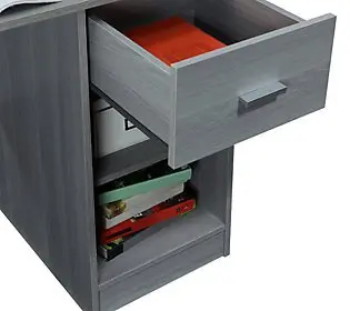 TECHNI MOBILI Modern Office Computer Desk With Hutch