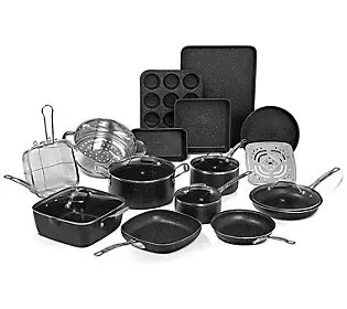 GRANITESTONE 20 Piece Cookware & Bakeware Set - One-color