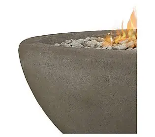REAL FLAME Riverside Large Oval Fire Bowl