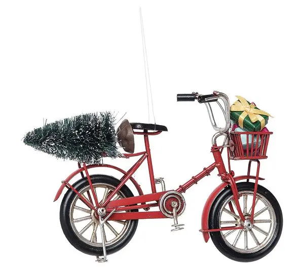 GALLERIE II Christmas Bike Christmas Ornament - One-color