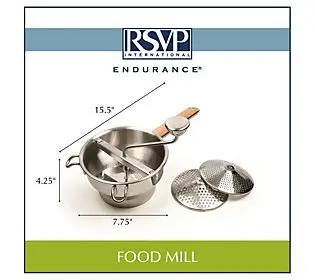 RSVP Stainless Steel Food Mill