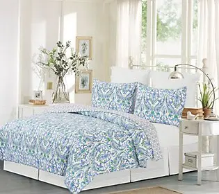 VALERIE PARR HILL Juliet 3-piece Cotton King Quilt Set Valerie - One-color