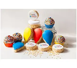 CREATIVE CRISPIES CO. Creative Crispies 12-piece Assorted Birthday Tr Eats - One-color