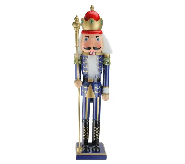 NORTHLIGHT 24' Blue And Gold Nutcracker King Wi H Scepter - One-color