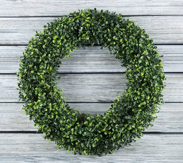 NATURE SPRING 19.5' Artificial Boxwood Wreath
