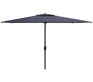 SAFAVIEH Athens 6.5' X 10' Rectangle Crank Umbrella S Afavieh - One-color