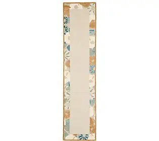MARTHA STEWART Poppy Border 2'3' X 10' Rug - One-color