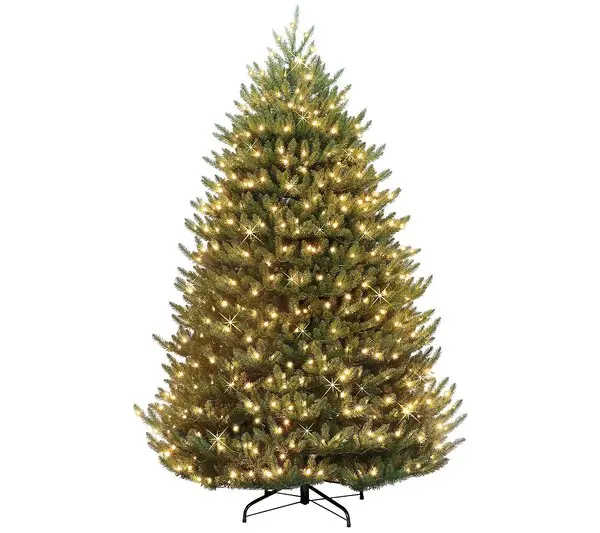 PULEO INTERNATIONAL 6.5' Prelit Canadian Balsamfir Tree - One-color