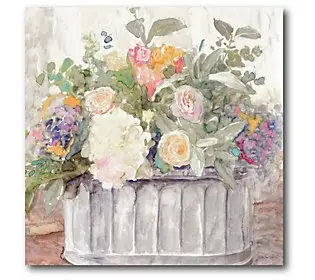 COURTSIDE MARKET Table Bouquet I 16x16 Canvas W All Art - One-color