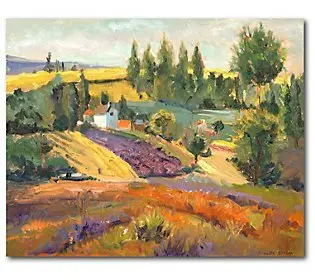 COURTSIDE MARKET Winery On The Hill 16' X 20' C Anvas Wall Art - One-color
