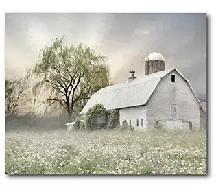 COURTSIDE MARKET Willow Farm 16x20 Canvas Wall Art - One-color