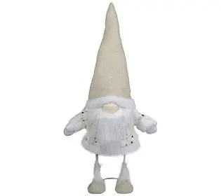 NORTHLIGHT 17' Ivory And Gold Gnome Tabletop De Oration - One-color