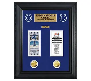HIGHLAND MINT Indianapolis Colts Super Bowl Champs Ticket Col Ection - One-color
