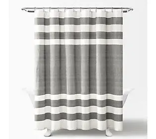 LUSH DECOR Cape Cod Stripe 72' X 72' Shower Curtain Lus H Decor