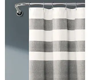 LUSH DECOR Cape Cod Stripe 72' X 72' Shower Curtain Lus H Decor
