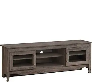 TECHNI MOBILI Grey Driftwood Tv Stand With Stor Age Cabinets - One-color