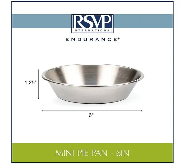 RSVP 6' Mini Pie Pan
