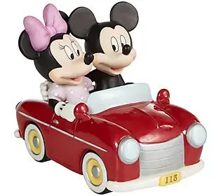 PRECIOUS MOMENTS Disney's 'you Sped Away With My Heart' Mickey A Nd Minnie Mous - One-color