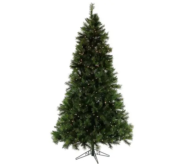 CHRISTMAS TIME 6.5' Pennsylvania Pine Clear Pre Lit Tree - One-color
