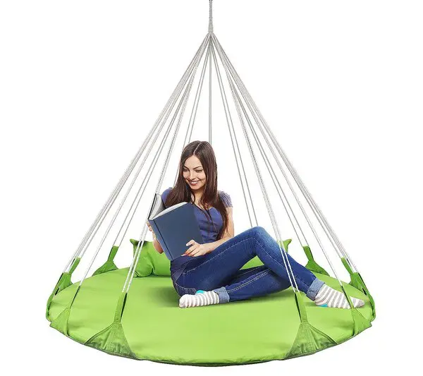 SORBUS Double Hammock Hanging Swing Nest Gree - One-color