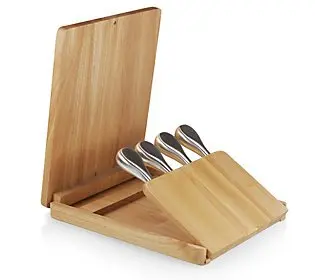 PICNIC TIME Asiago Cheese Cutting Board & Tools Set