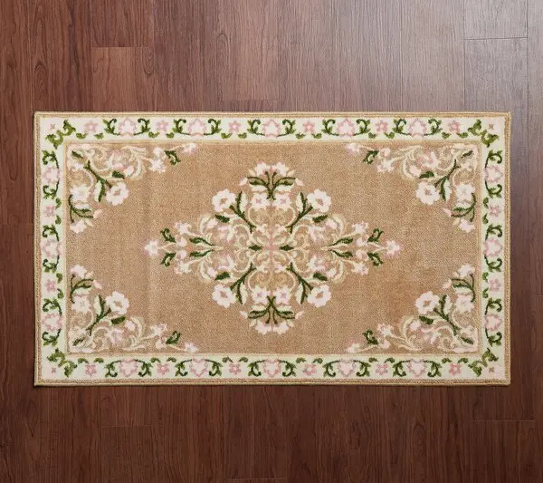 NOURISON HOME Aubusson 26'x45' Washable Accent Rug - One-color