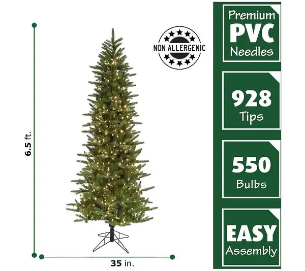 FRASER HILL FARM 6.5 Ft Slim Artificial Tree