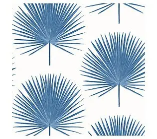SEABROOK DESIGNS Palm Fronds Coastal Unpasted W Allpaper - One-color