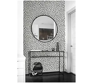 NEXTWALL Speckled Dot Peel And Stick Wallpaper Roll
