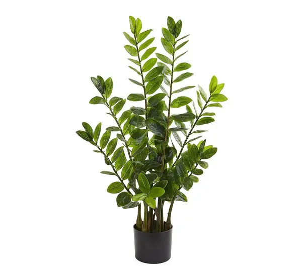 NEARLY NATURAL 3' Zamioculcas Artificial Plant By - One-color