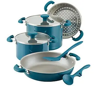 RACHAEL RAY Create Delicious 8-pc Aluminum Cook Ware Set - One-color