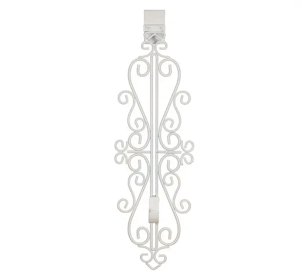 VILLAGE LIGHTING CO. Village Lighting Vertical Wreath Hanger Colon Ial White - One-color