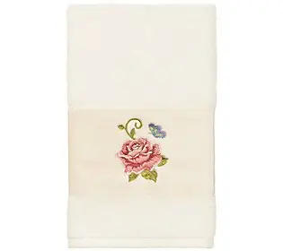 LINUM HOME TEXTILES Rebecca Embellished Hand To Wel - One-color