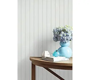 NEXTWALL Faux Beadboard Peel And Stick Wallpape R Roll