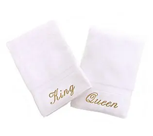 LINUM HOME TEXTILES King' And 'queen' 2-piece Hand Towels - One-color