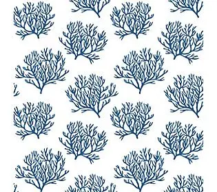 NEXTWALL Coastal Coral Reef Peel And Stick Wall Paper Roll - One-color