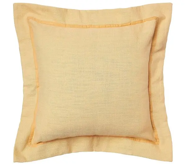 C&F HOME Cornsilk Flange Pillow - One-color
