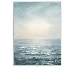 COURTSIDE MARKET Soothing Sea 18' X 26' Canvas Wall Art - One-color