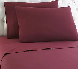 SHAVEL Micro Flannel Solid Color California King Sheet Set - One-color