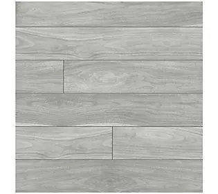 NEXTWALL Teak Planks Peel And Stick Wallpaper R Oll - One-color