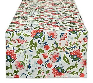DESIGN IMPORTS 14' X 72' Garden Floral Outdoor Able Runner - One-color