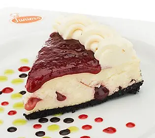 JUNIOR'S White Chocolate Raspberry Cheesecake