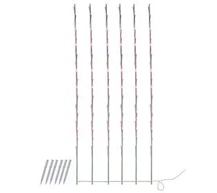 NORTHLIGHT 108 Pink Branch Patio Garden Novelty Light Stakes - One-color