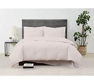 CANNON Solid Percale 3-piece Full/queen Duvet S T - One-color
