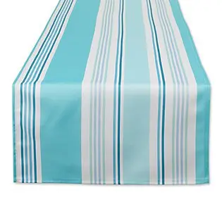 DESIGN IMPORTS 14' X 72' Beach Stripe Outdoor T Ble Runner - One-color