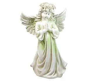 NORTHLIGHT 27' Angel Kneeling In Prayer Patio G Rden Statue - One-color