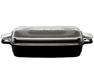 BERGHOFF Scala 4.9 Qt. Cast Aluminum Roasting P N W Glass Lid - One-color