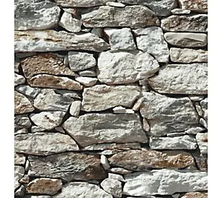 NEXTWALL Stone Wall Peel And Stick Wallpaper Ro Ll - One-color