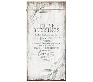 DEXSA COMPANY Dexsa House Blessings Wood Plaque - One-color